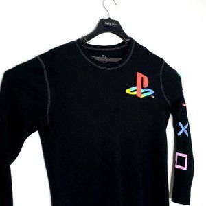 Sony | Shirts | Logo Mens Playstation Graphic Tshirt Black Ribbed ...